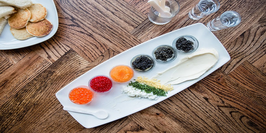 Almas Caviar Plate